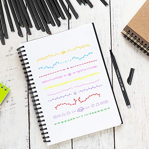 Mogyann Journal Planner Pen Set - 100 Colored Fine Point Markers